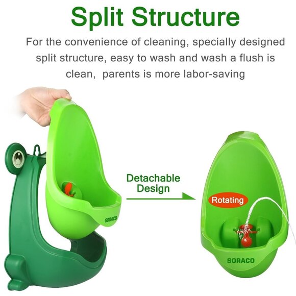 Soraco | Other | Frog Potty Training Urinal For Toddler Boys With Funny ...